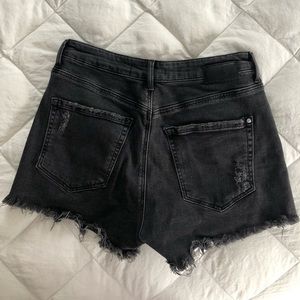 Mavi | Shorts | Mavi Jean Shorts Black Distressed Stretch Material ...